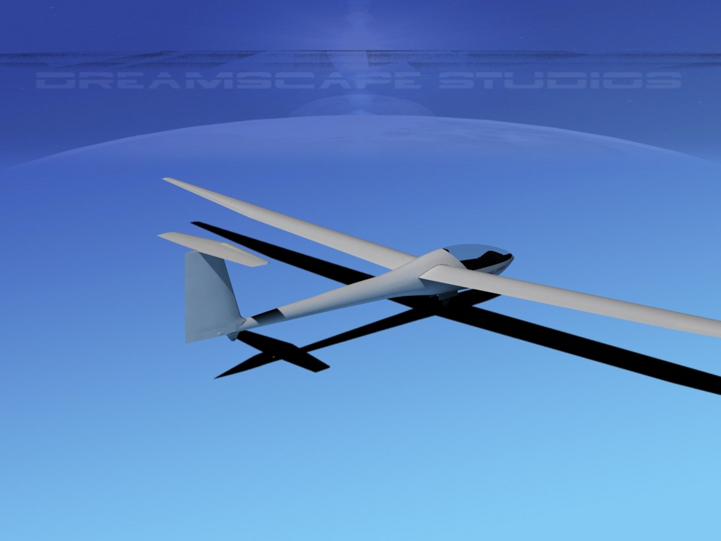 Dg-200 Sailplane 17 3d Max