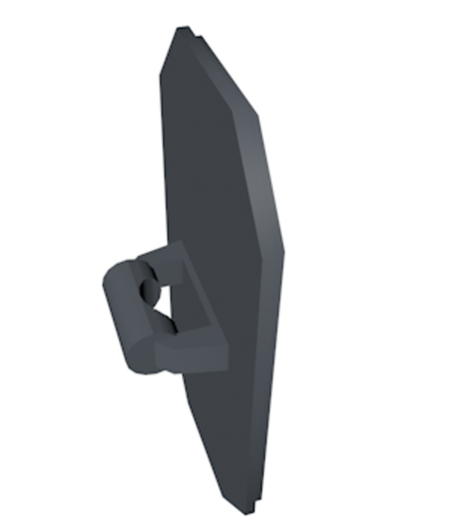 3d lego octagonal shield