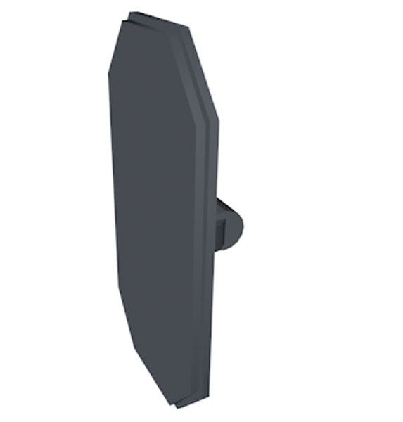 3d lego octagonal shield