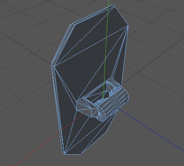 3d lego octagonal shield