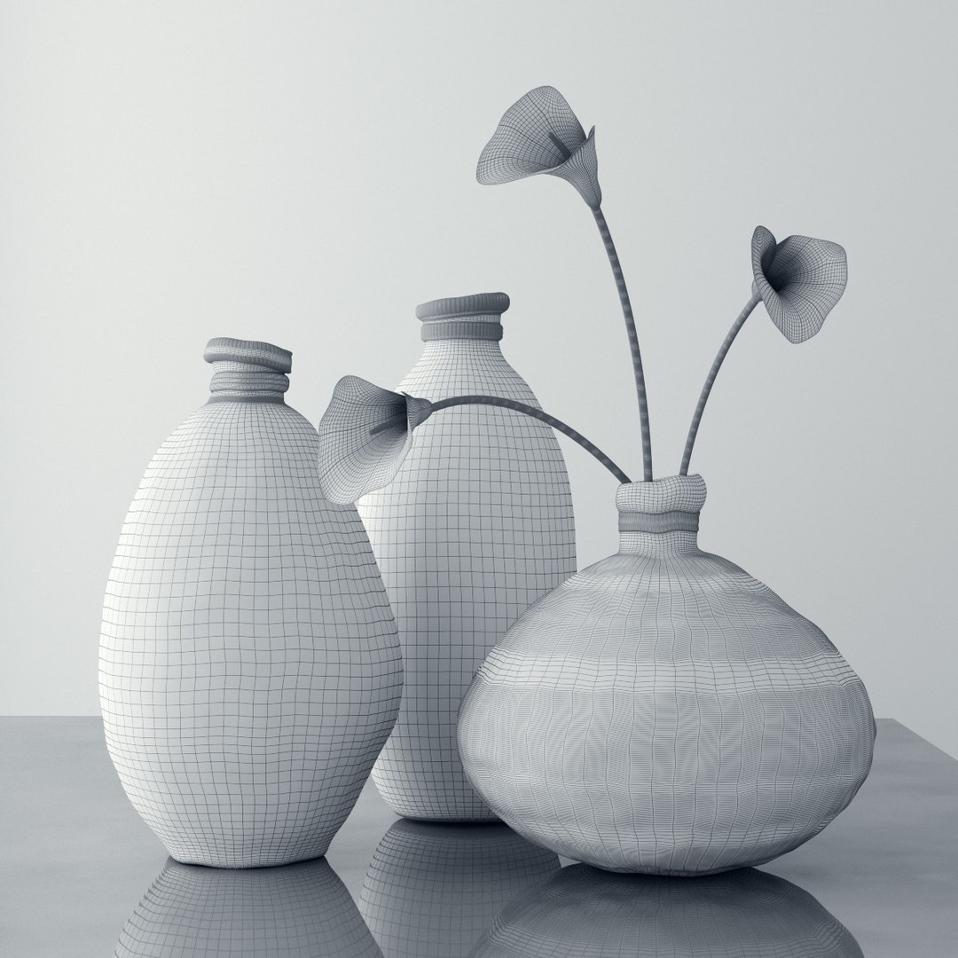 Flowers Vases 3d Max