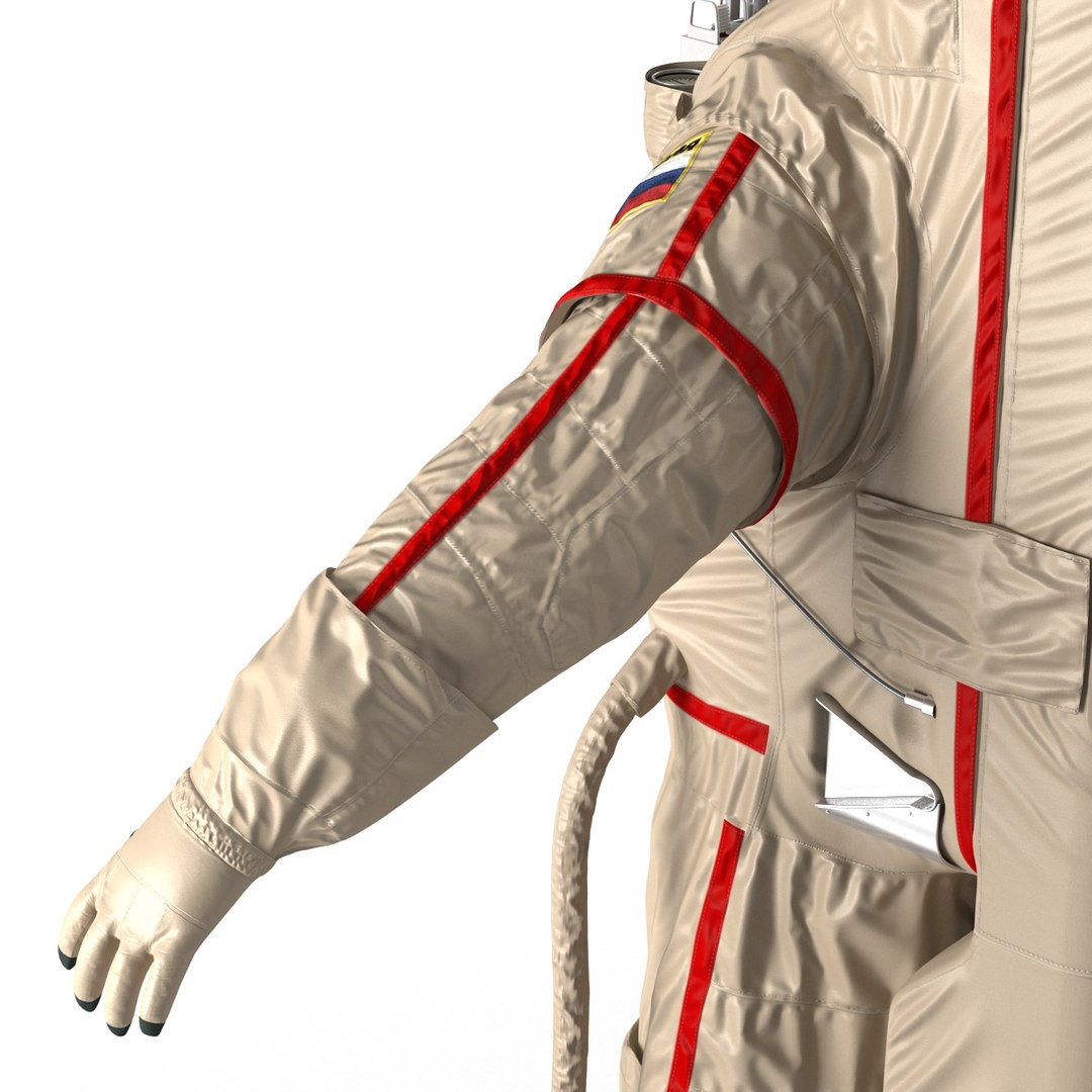 3d russian space suit orlan model