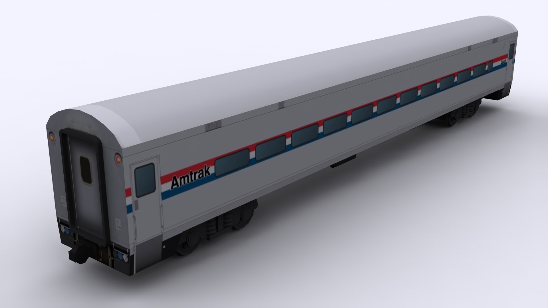 3D Amtrak ALC 42 Locomotives With LHB Carriages Model - TurboSquid 1851156