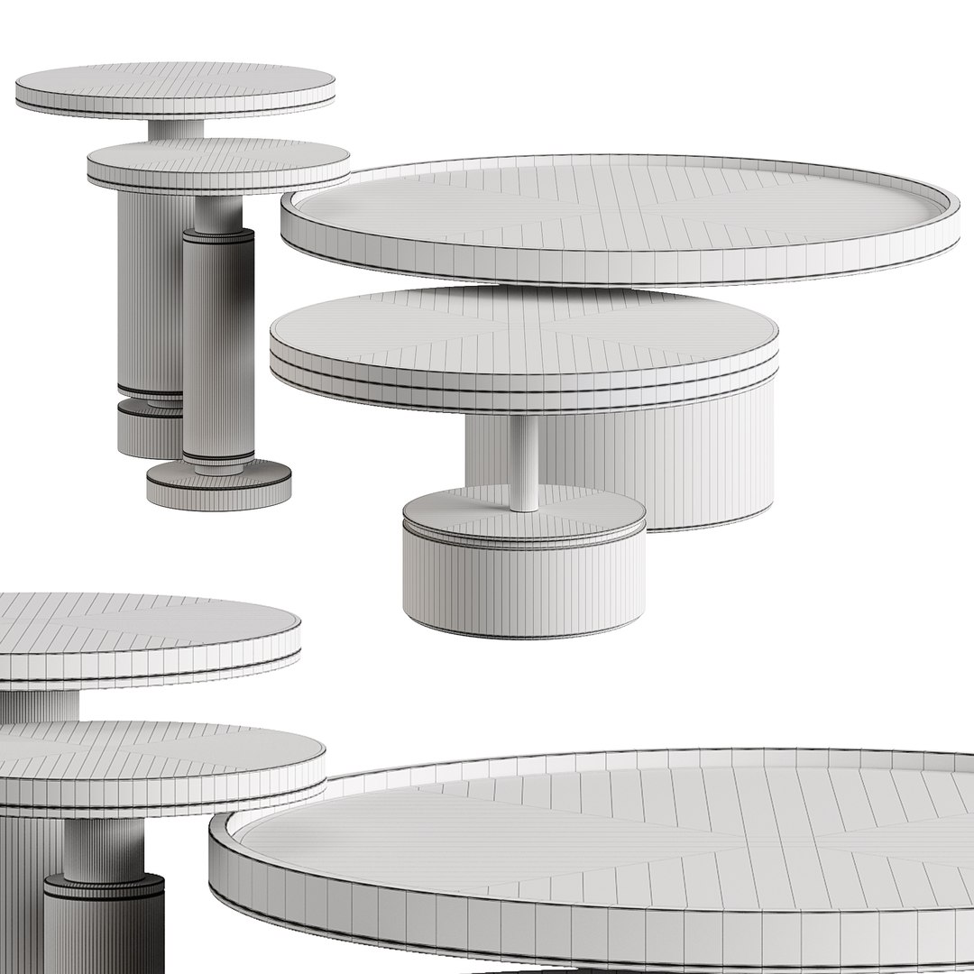 3D Frato PAROS BERLIN Coffee Table Collection Model - TurboSquid 2006582