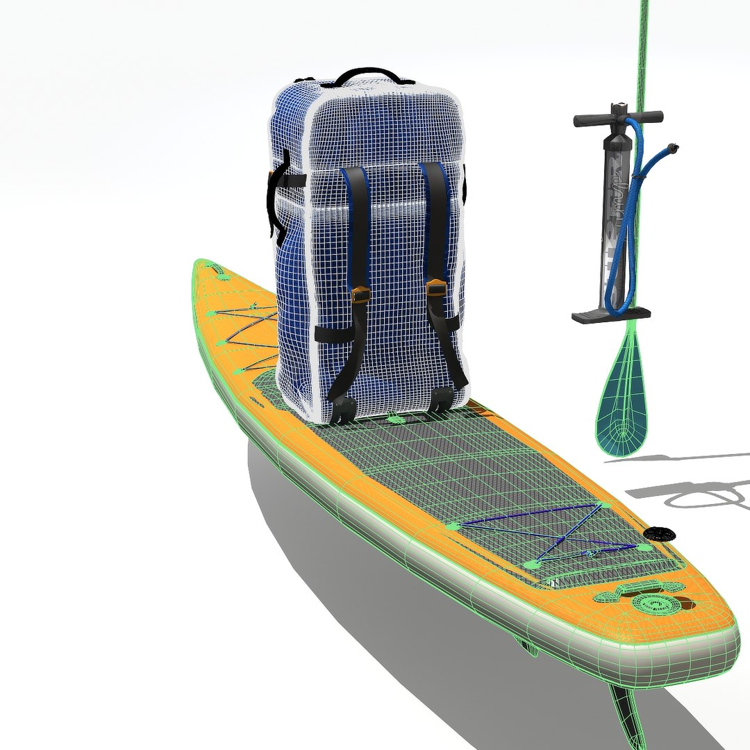 3D Stand Sup Backpack Model - TurboSquid 1452428
