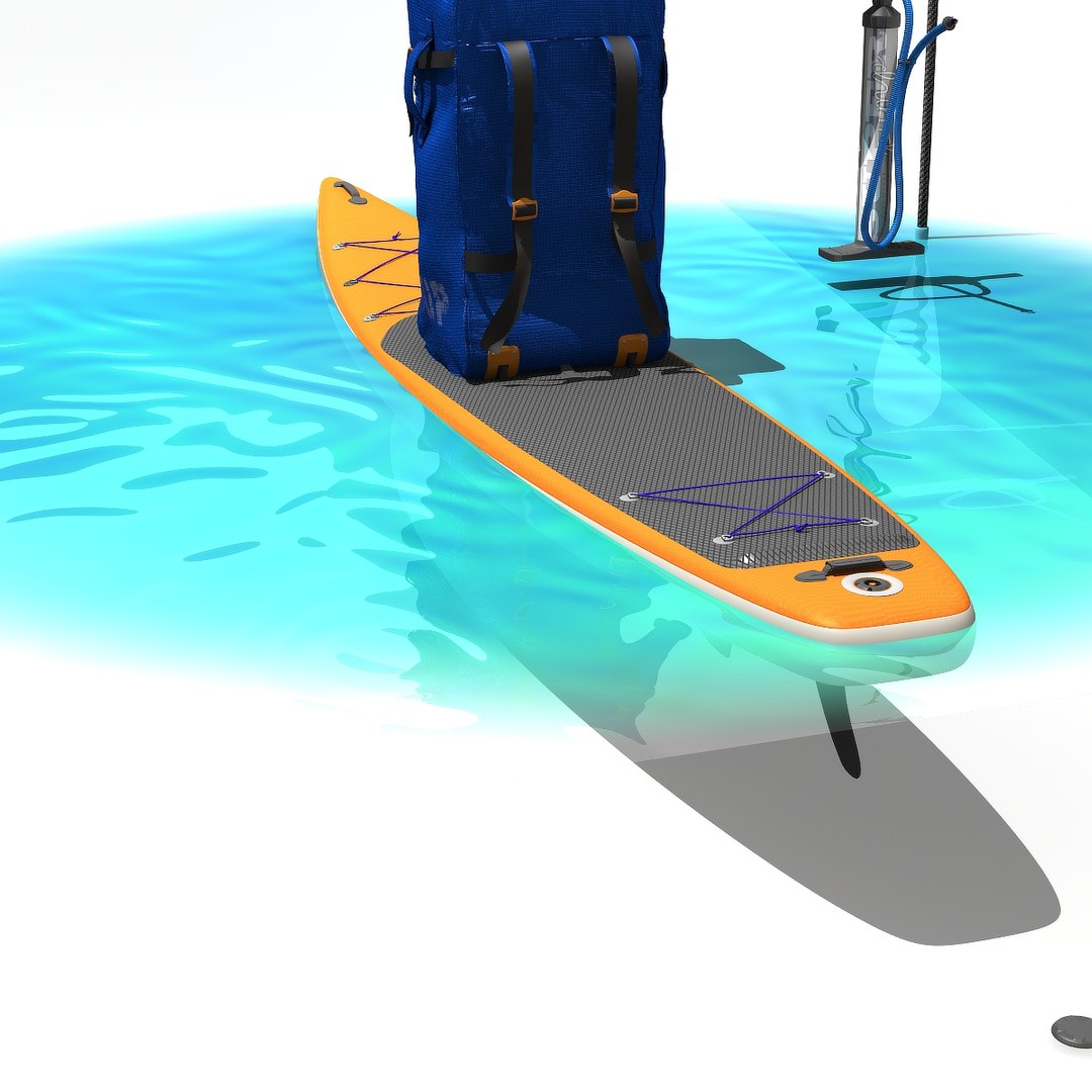 3D Stand Sup Backpack Model - TurboSquid 1452428