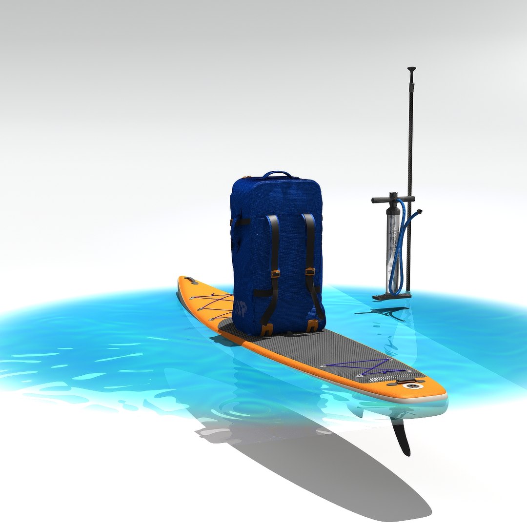 3D Stand Sup Backpack Model - TurboSquid 1452428