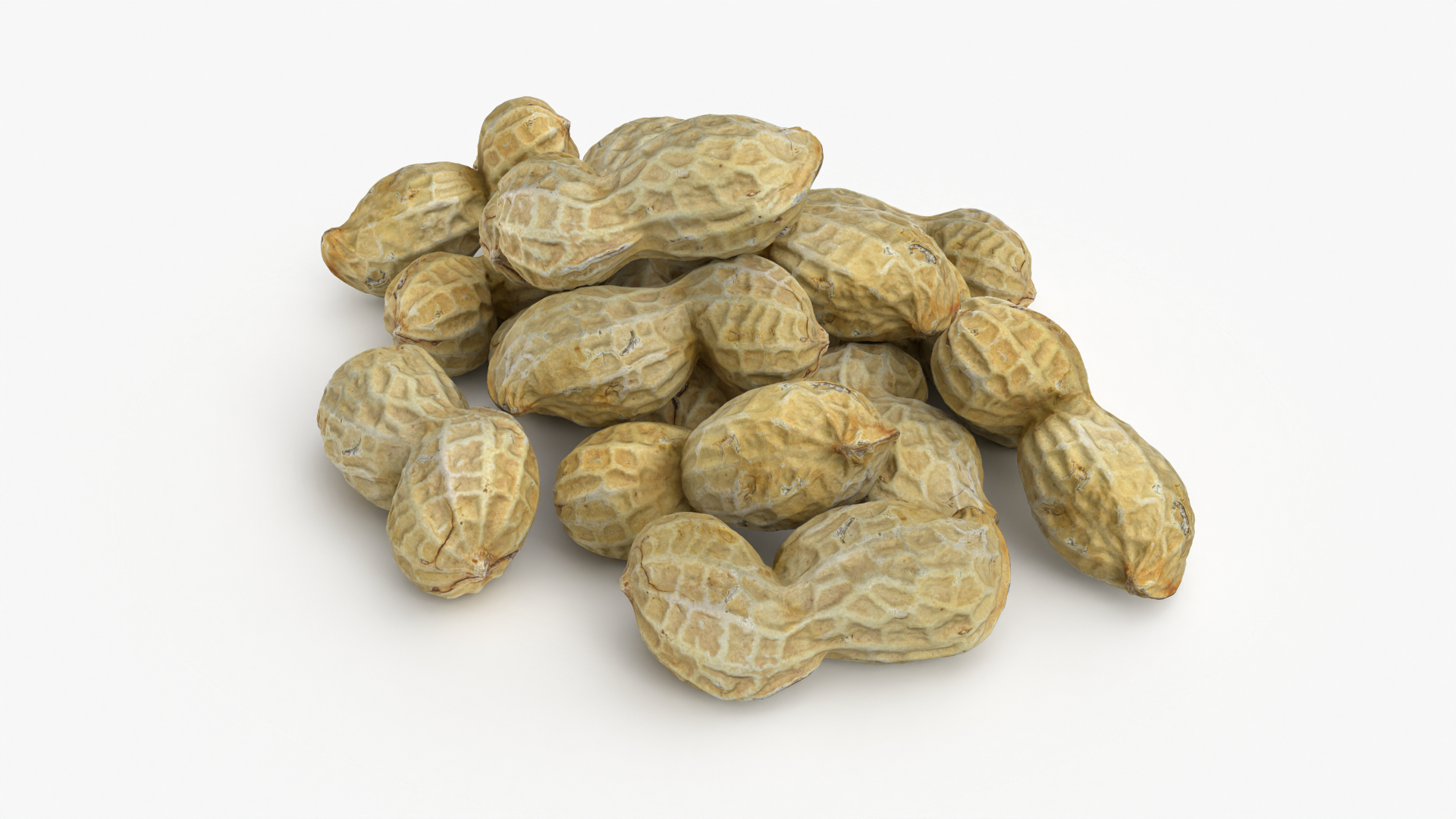 3D Peanut Shell 02 Pile Model - TurboSquid 2438461