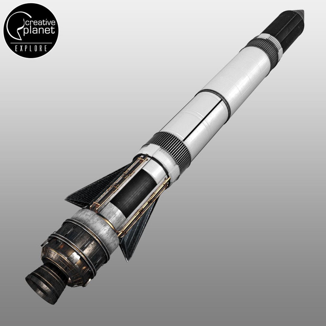3D space sci-fi ship rocket model - TurboSquid 1278747