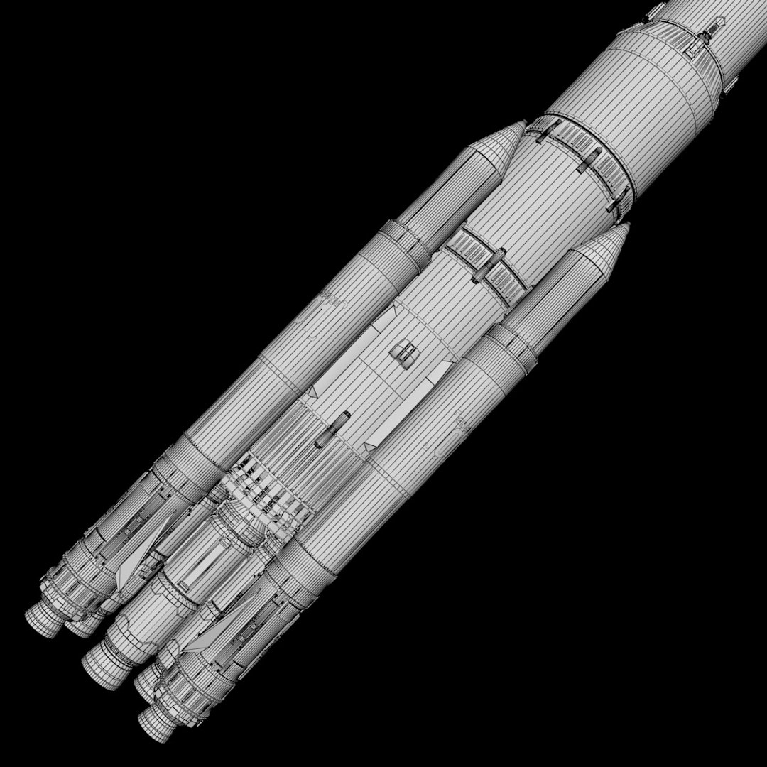 3D space sci-fi ship rocket model - TurboSquid 1278747