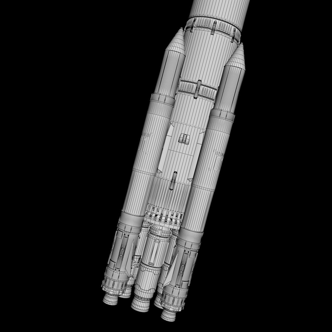 3D space sci-fi ship rocket model - TurboSquid 1278747