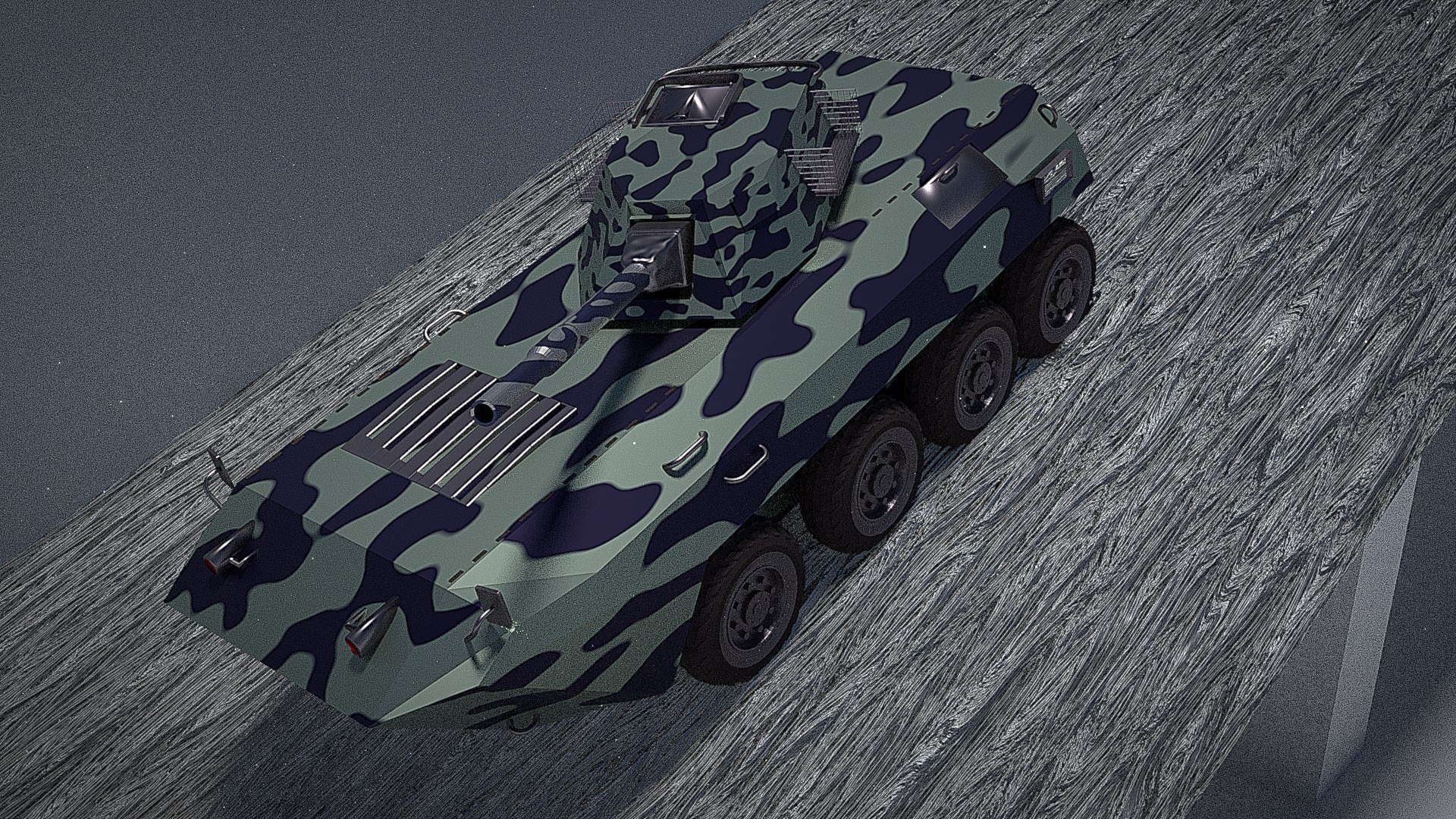 Urban Amv Armored Mortar 3D Model - TurboSquid 1211031