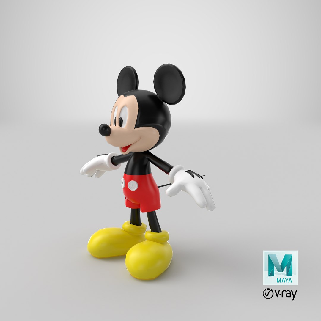Mickey mouse 3D - TurboSquid 1564736