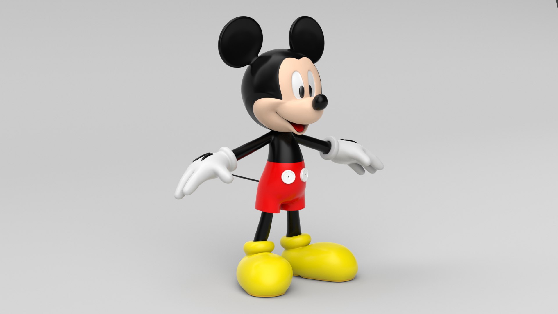 Mickey mouse 3D - TurboSquid 1564736