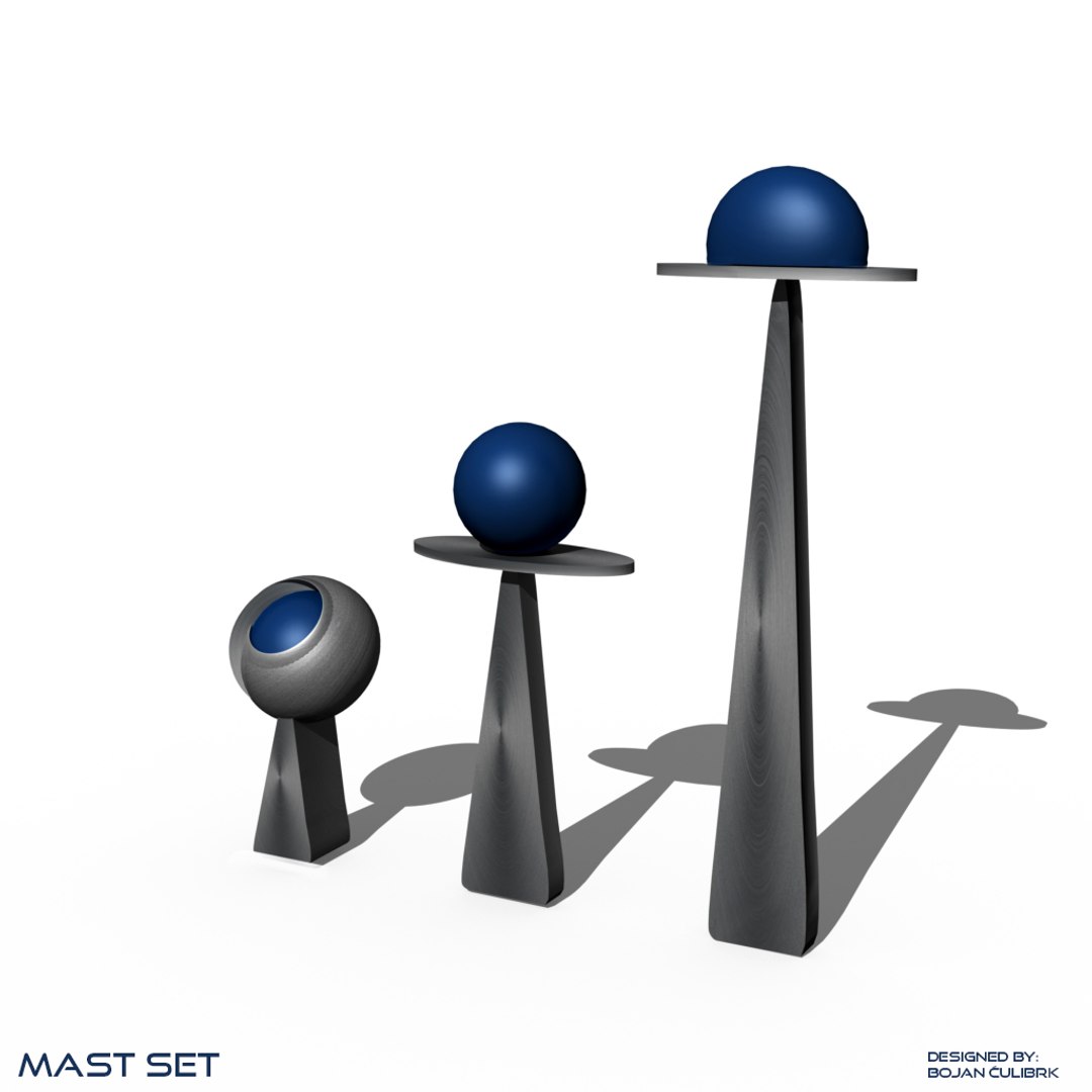 3d Mast Set
