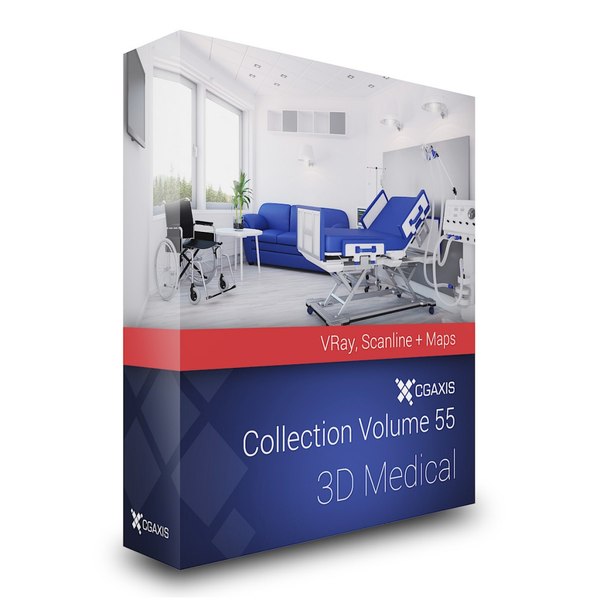 modelo 3d MODELOS CGAXIS VOLUMEN 55 3D MEDICAL 3ds Max Vray ...