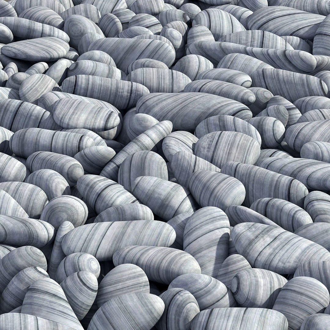 Pebble model - TurboSquid 1477214