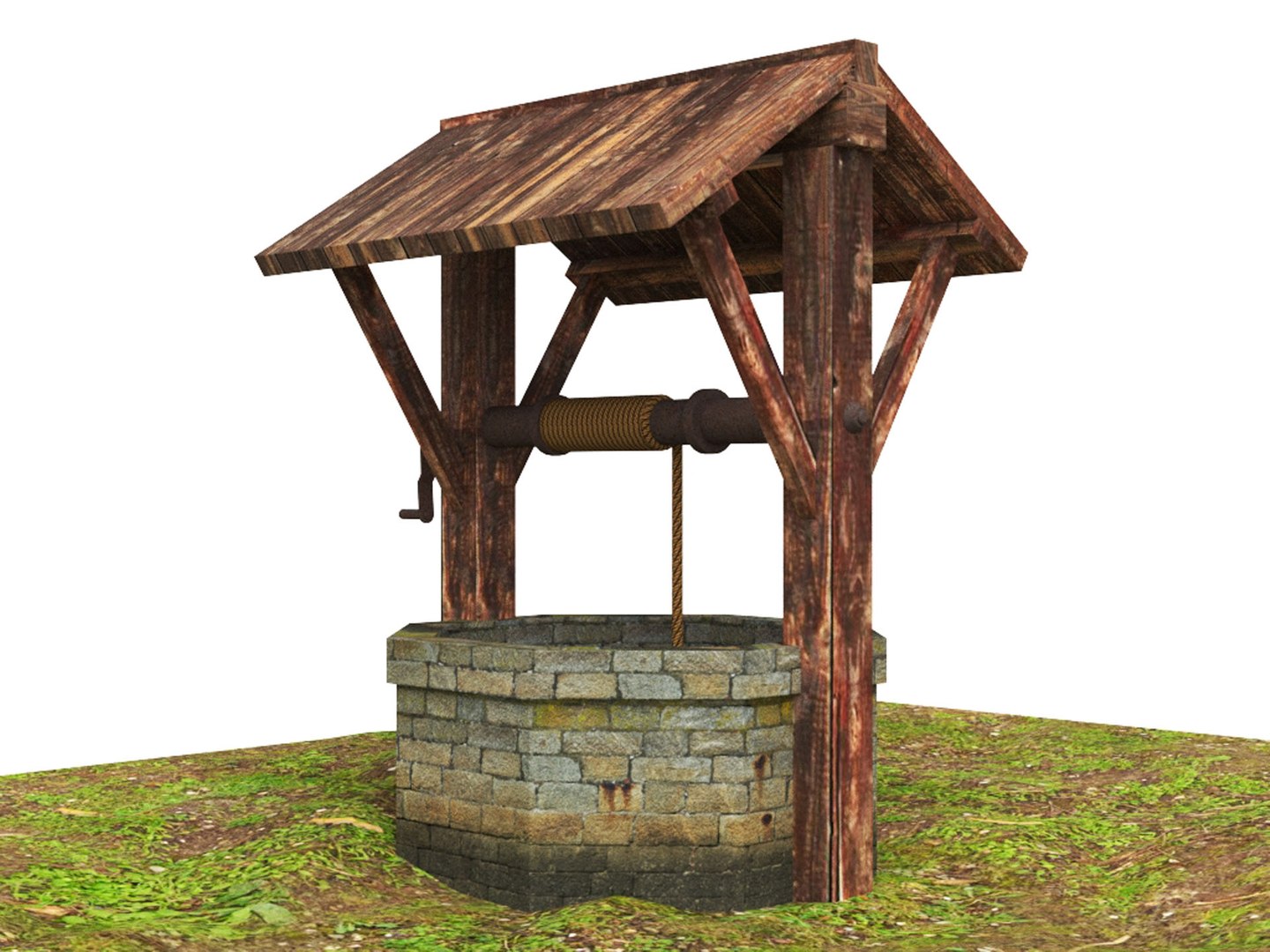 Water Well 3D model - TurboSquid 1850657