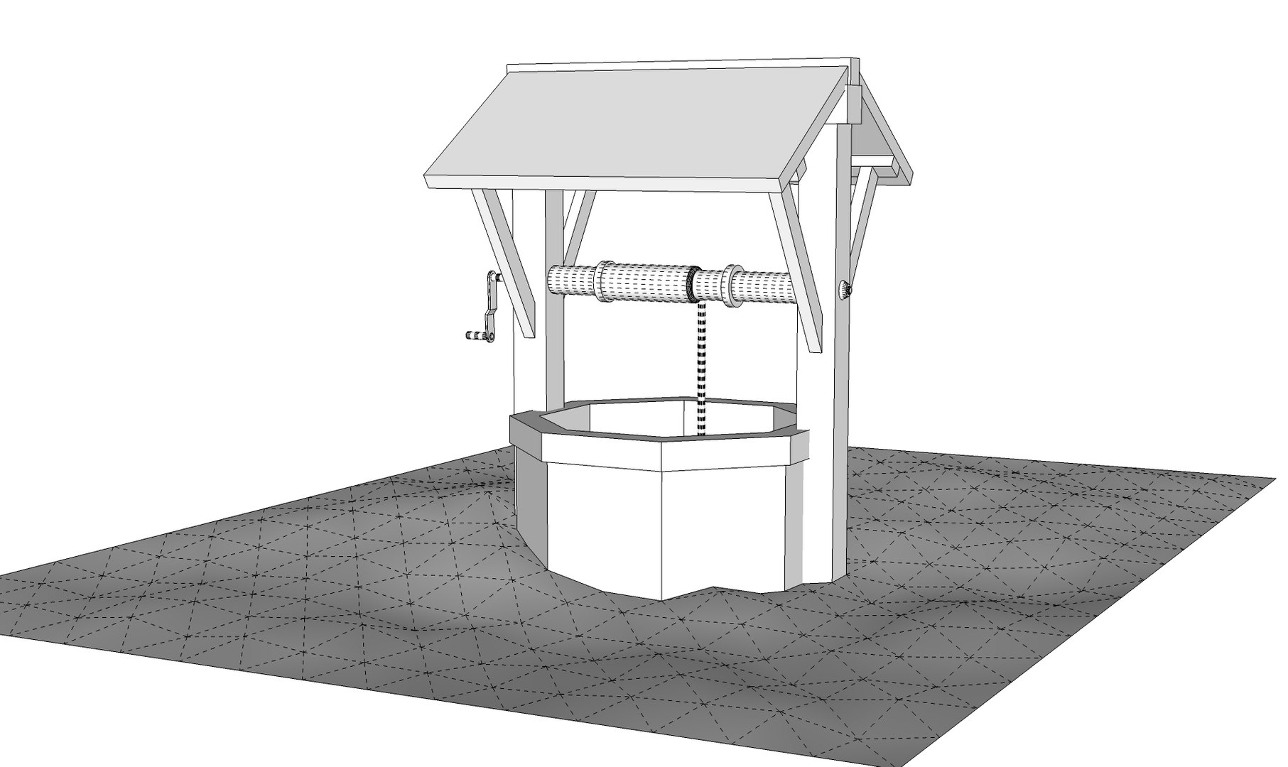 Water Well 3D model - TurboSquid 1850657