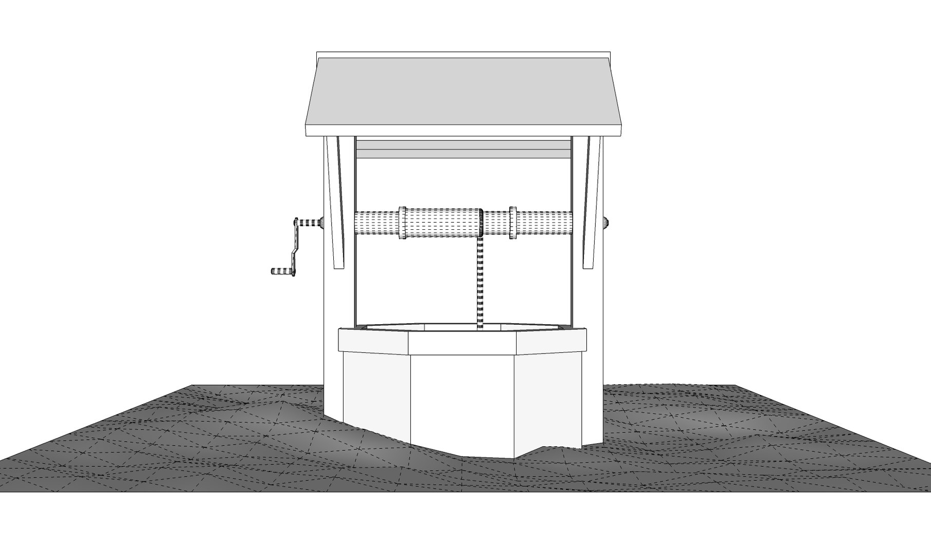 Water Well 3D model - TurboSquid 1850657