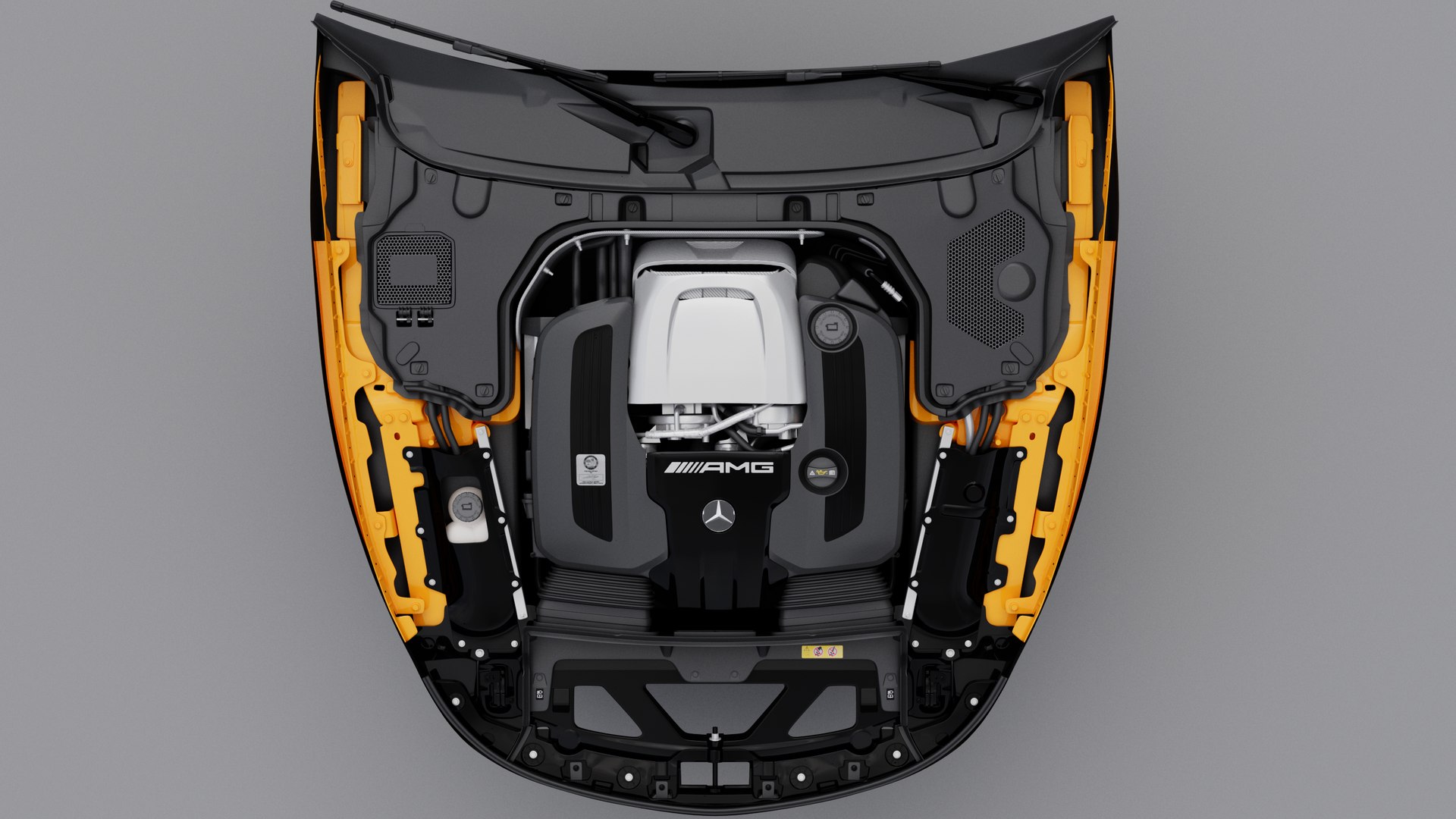 Mercedes-Benz GT63 Coupe And SL63 AMG 2025 Engine 3D Model - TurboSquid ...