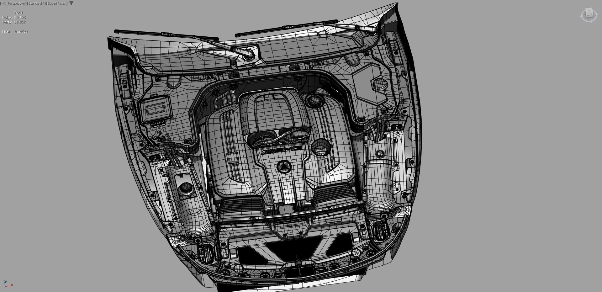 Mercedes-Benz GT63 Coupe And SL63 AMG 2025 Engine 3D Model - TurboSquid ...