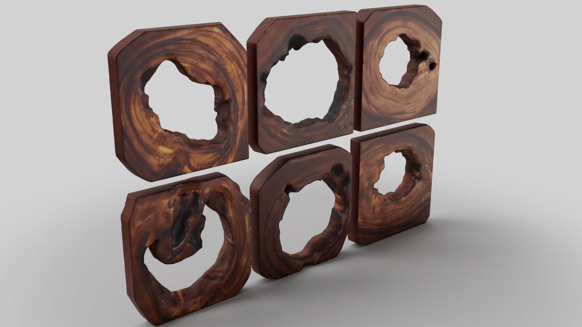Wood Wall Art Adlai 3D - TurboSquid 2327171