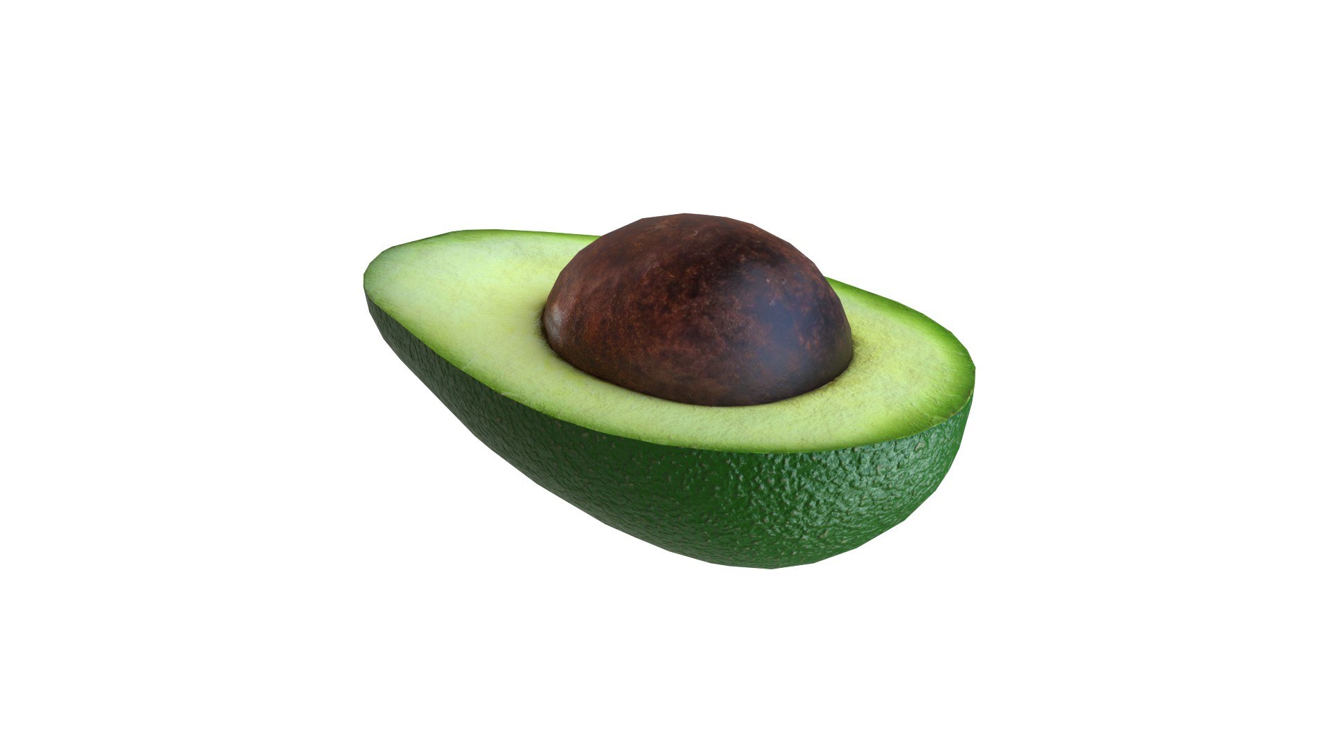 Set of Low Poly Avocados model - TurboSquid 2080545