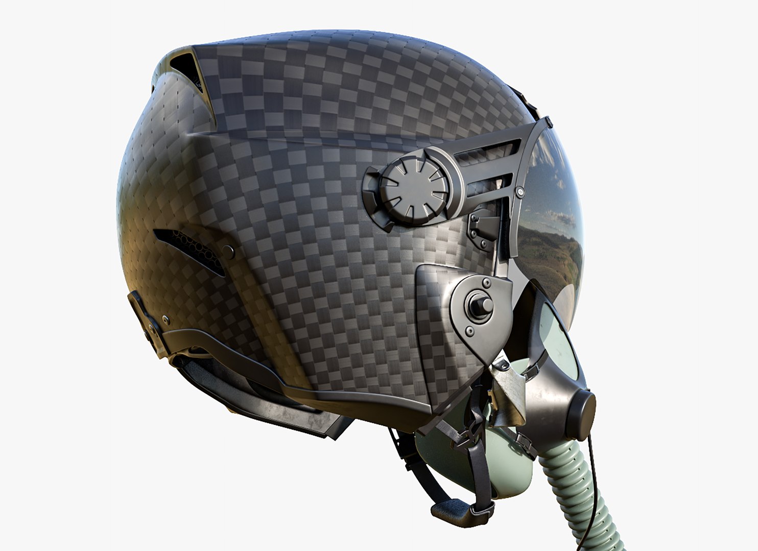AV 2 NGFWH LIFT Airborne Pilot Helmet 3D Model - TurboSquid 2171214