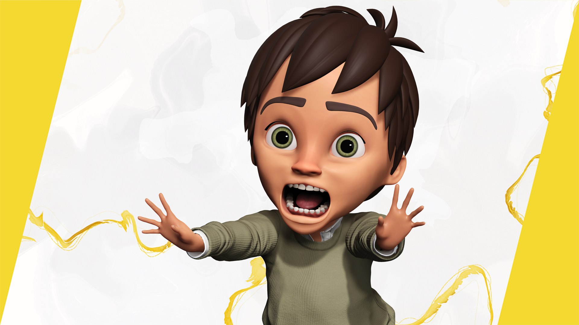 3D Stylized Happy Boy Rigged 3D Toon Model - TurboSquid 2349796