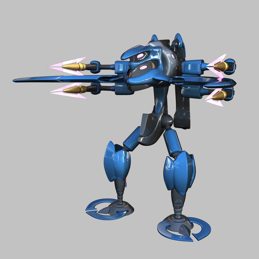 Reploid Wind 3d Max
