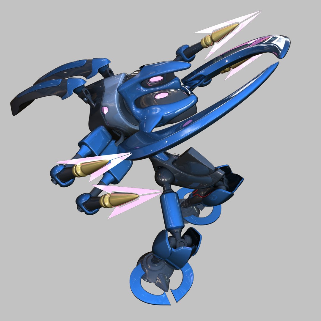 Reploid Wind 3d Max