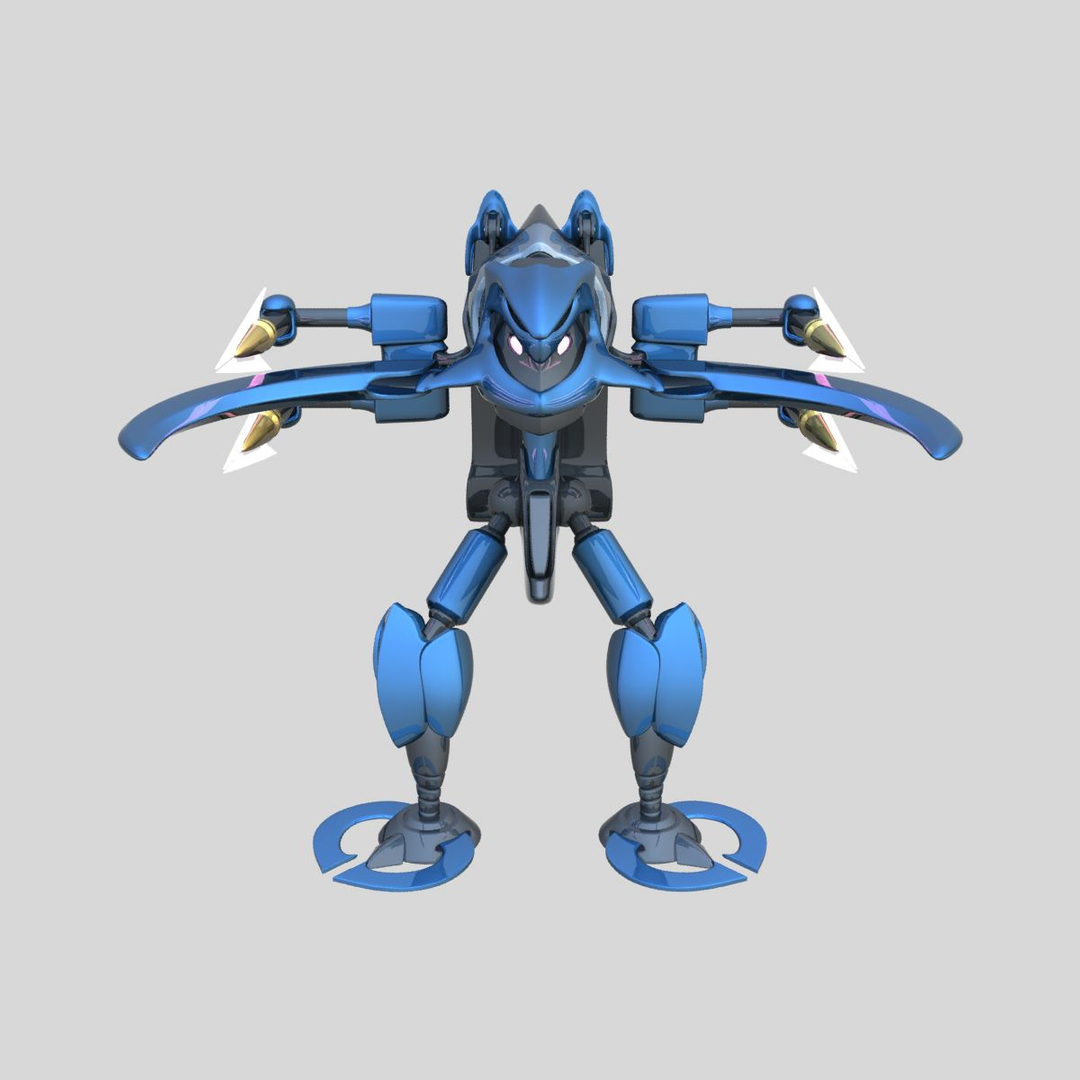 Reploid Wind 3d Max