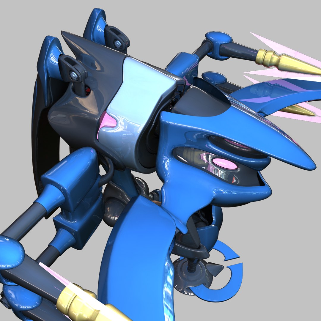 Reploid Wind 3d Max