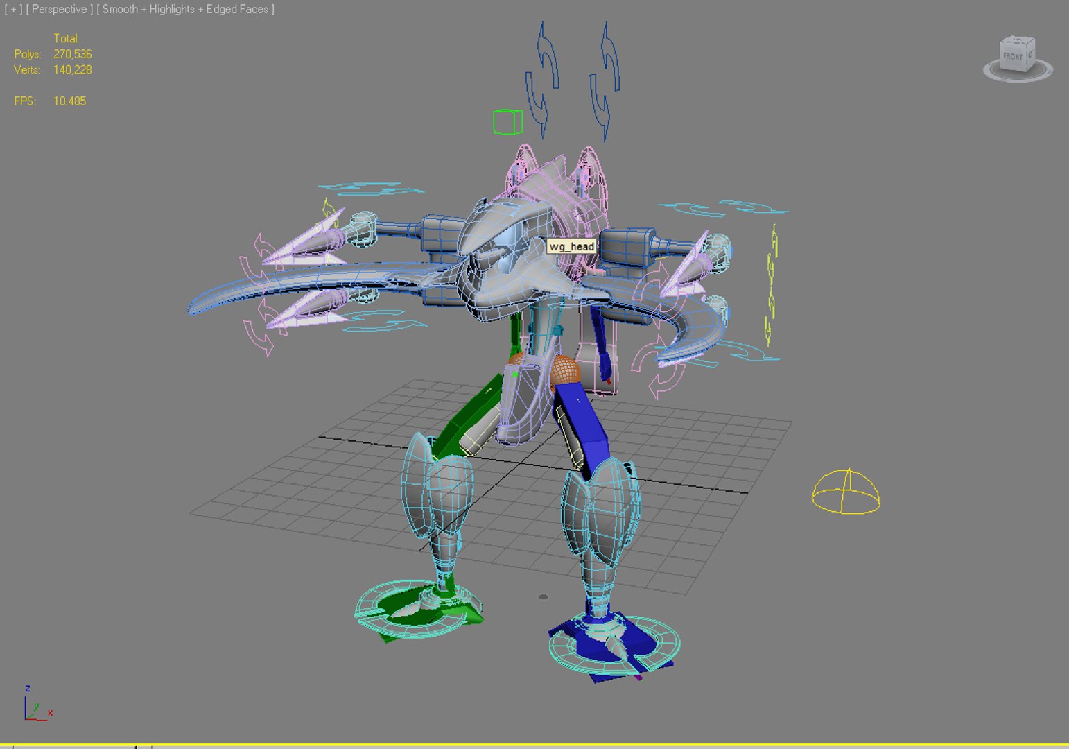Reploid Wind 3d Max