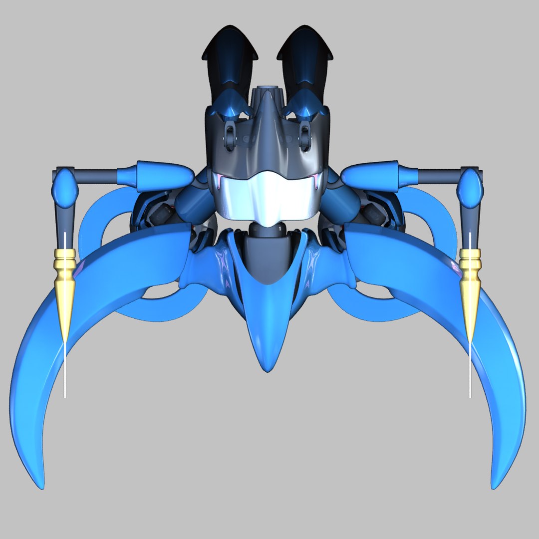 Reploid Wind 3d Max