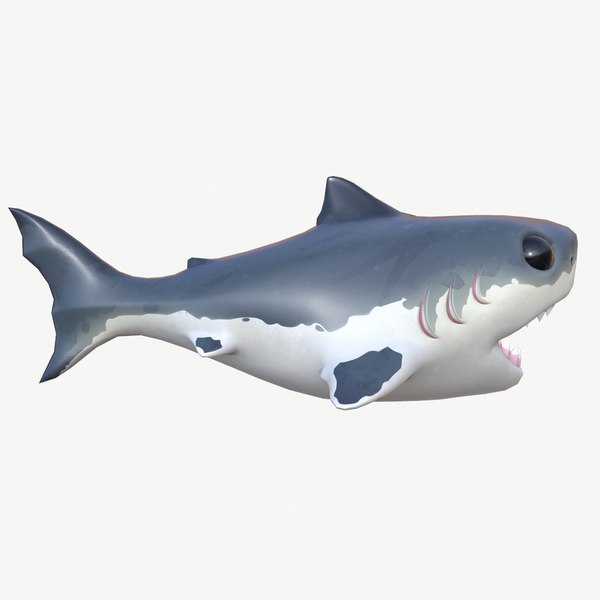 Stylized baby shark 3D model - TurboSquid 1615318