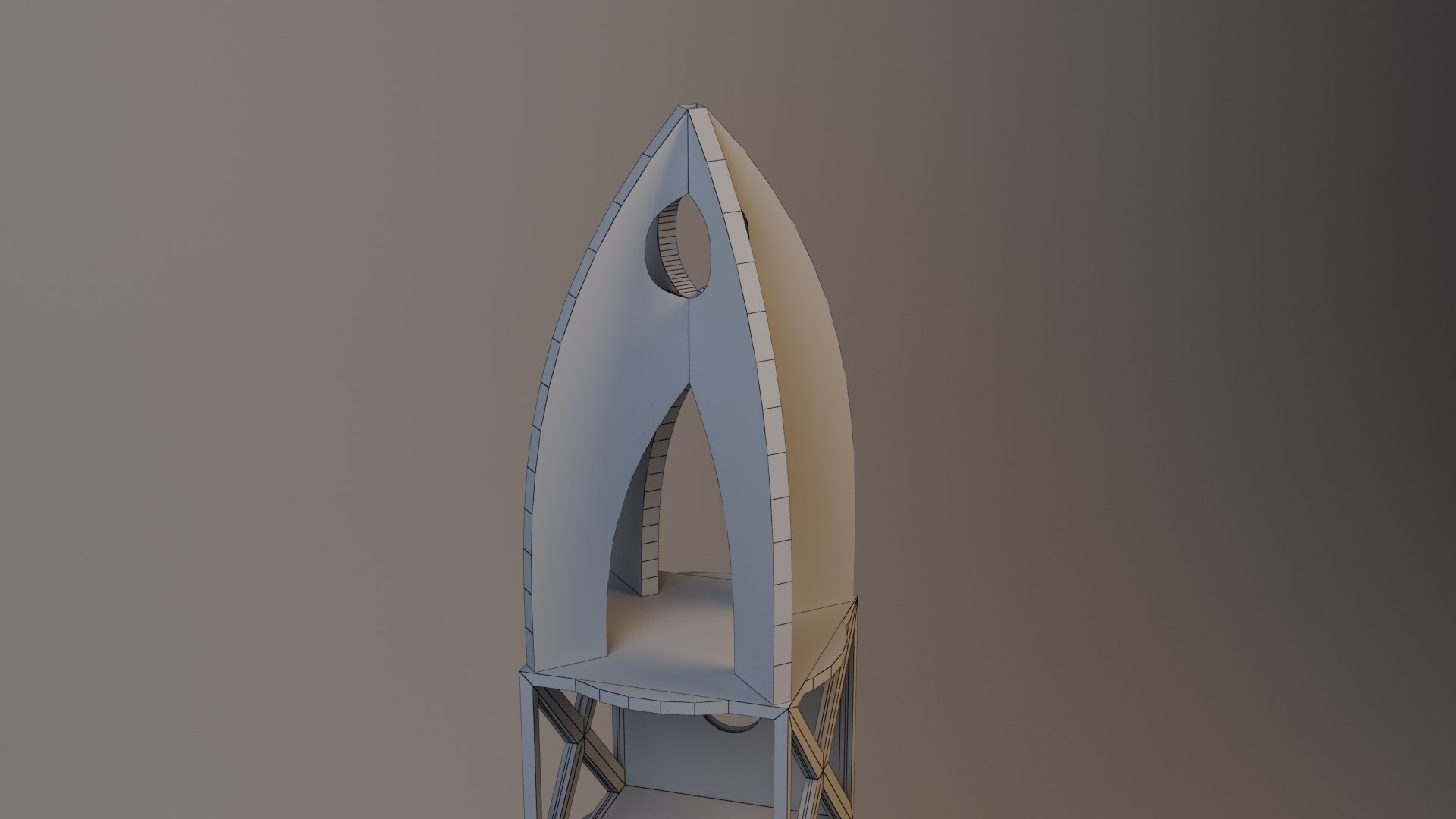 Retro Rocket Ship Cupboard 3D Model 3D Model - TurboSquid 1735280