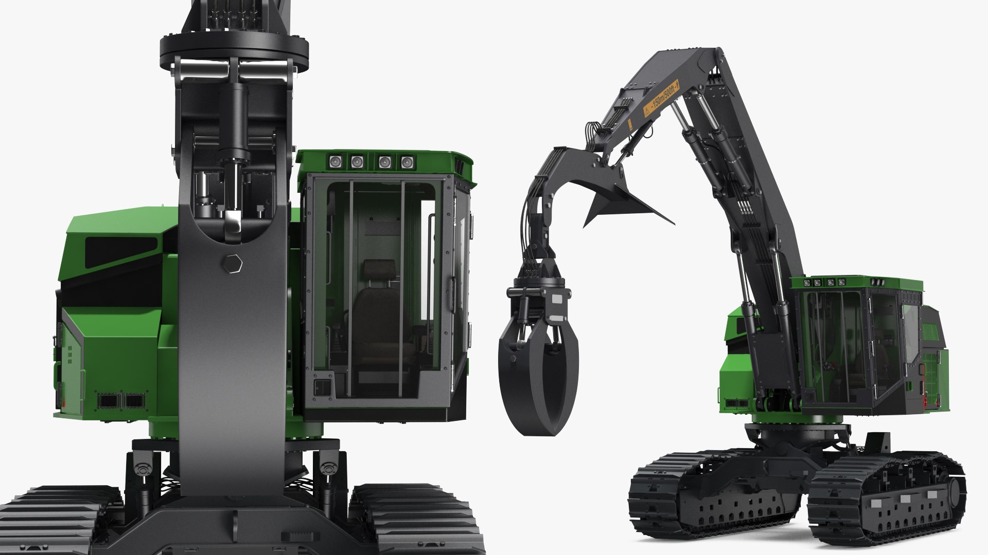 Tracked knuckleboom loader generic model - TurboSquid 1487542