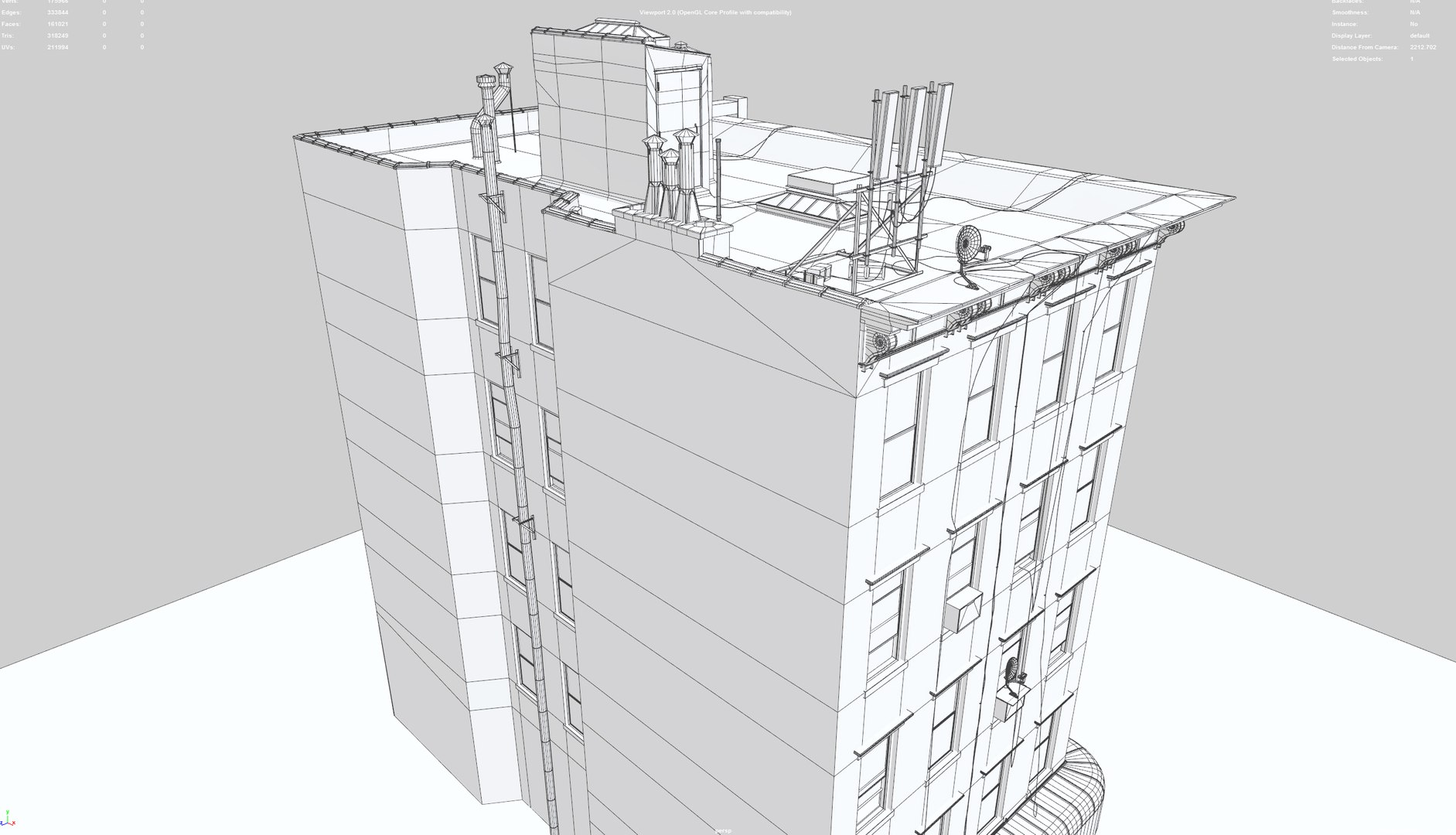 3d Deli Building Architectural Model
