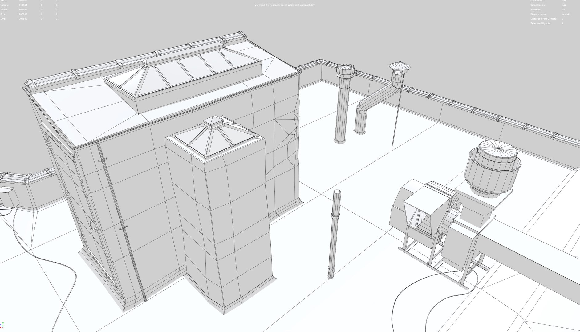 3d Deli Building Architectural Model