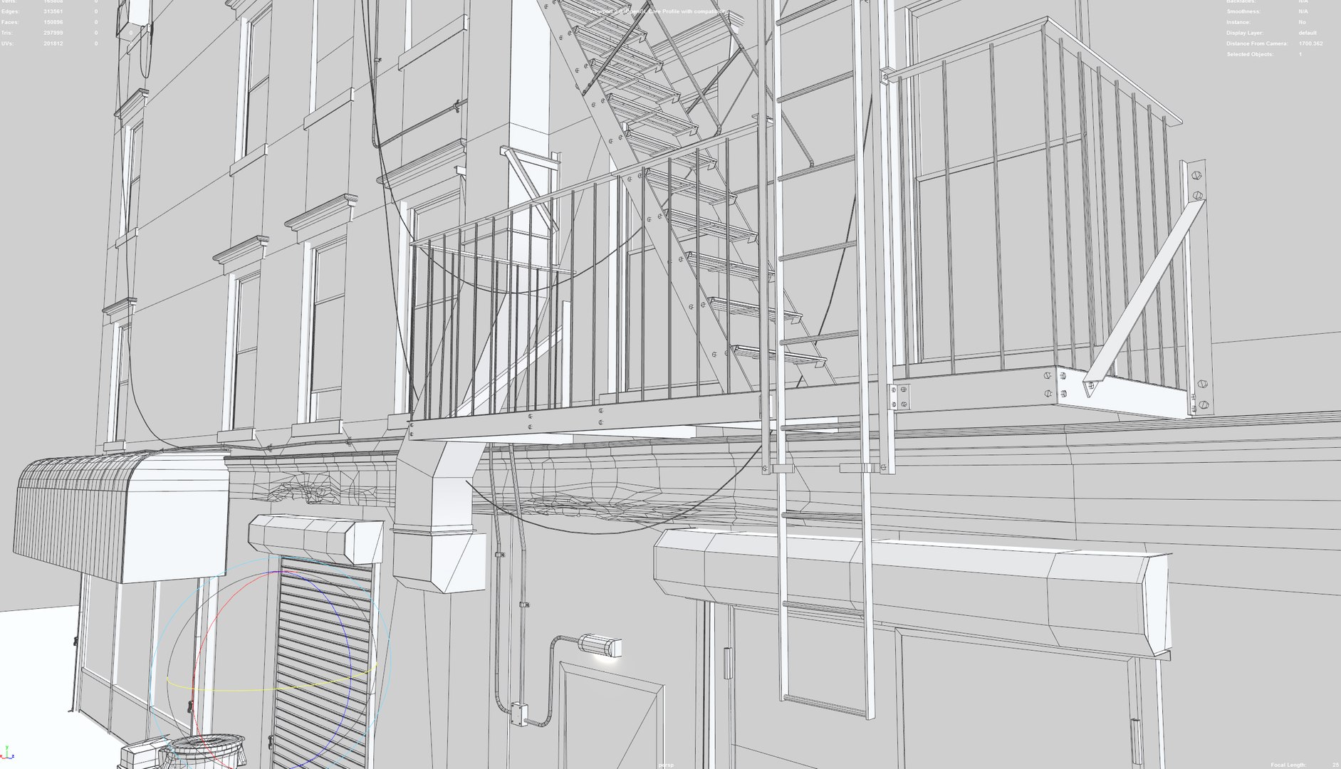 3d Deli Building Architectural Model