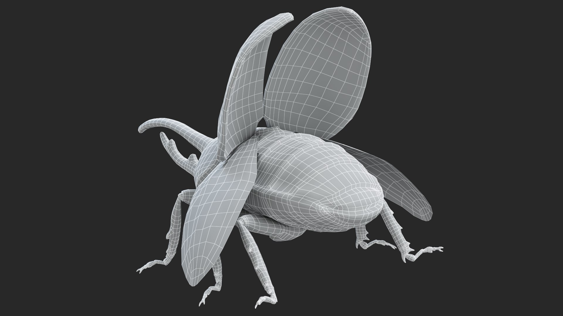 3D Hercules Beetle - TurboSquid 1990215