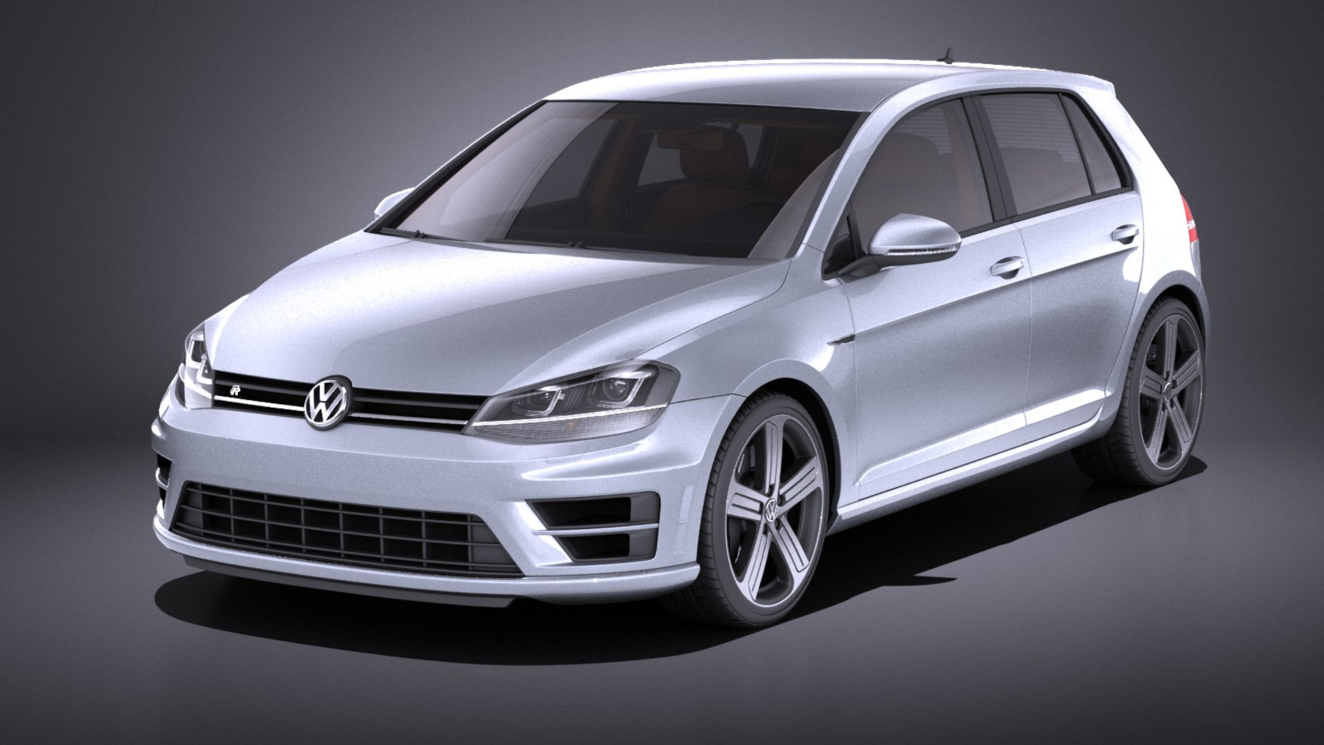 2015 5-door volkswagen 3D model - TurboSquid 1285994