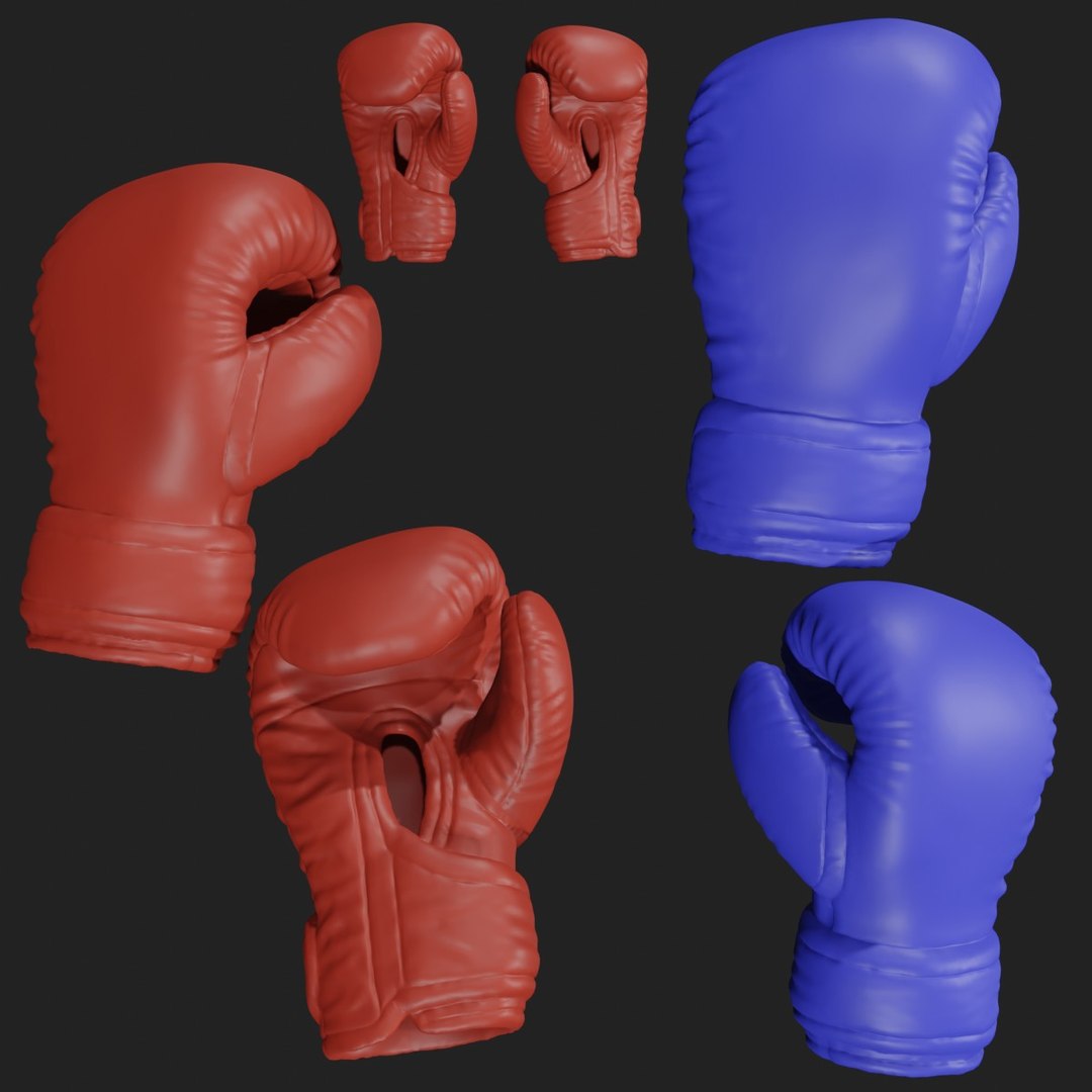 3D Boxing Gloves Model - TurboSquid 1776190