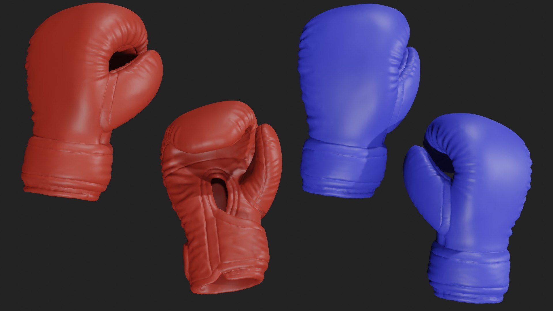 3D Boxing Gloves Model - TurboSquid 1776190