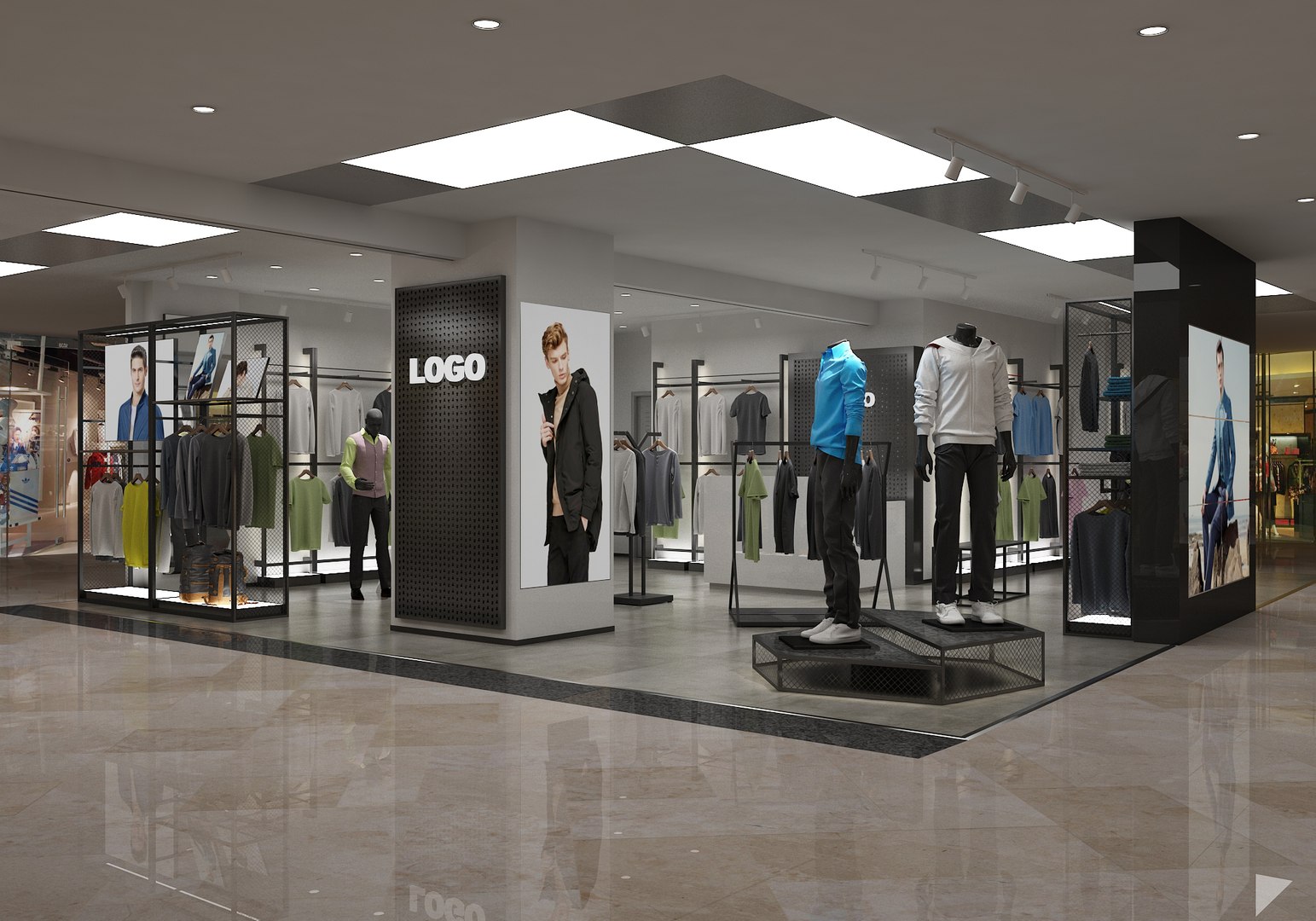 3D Clothing Store Collection 03 Model - TurboSquid 2245398