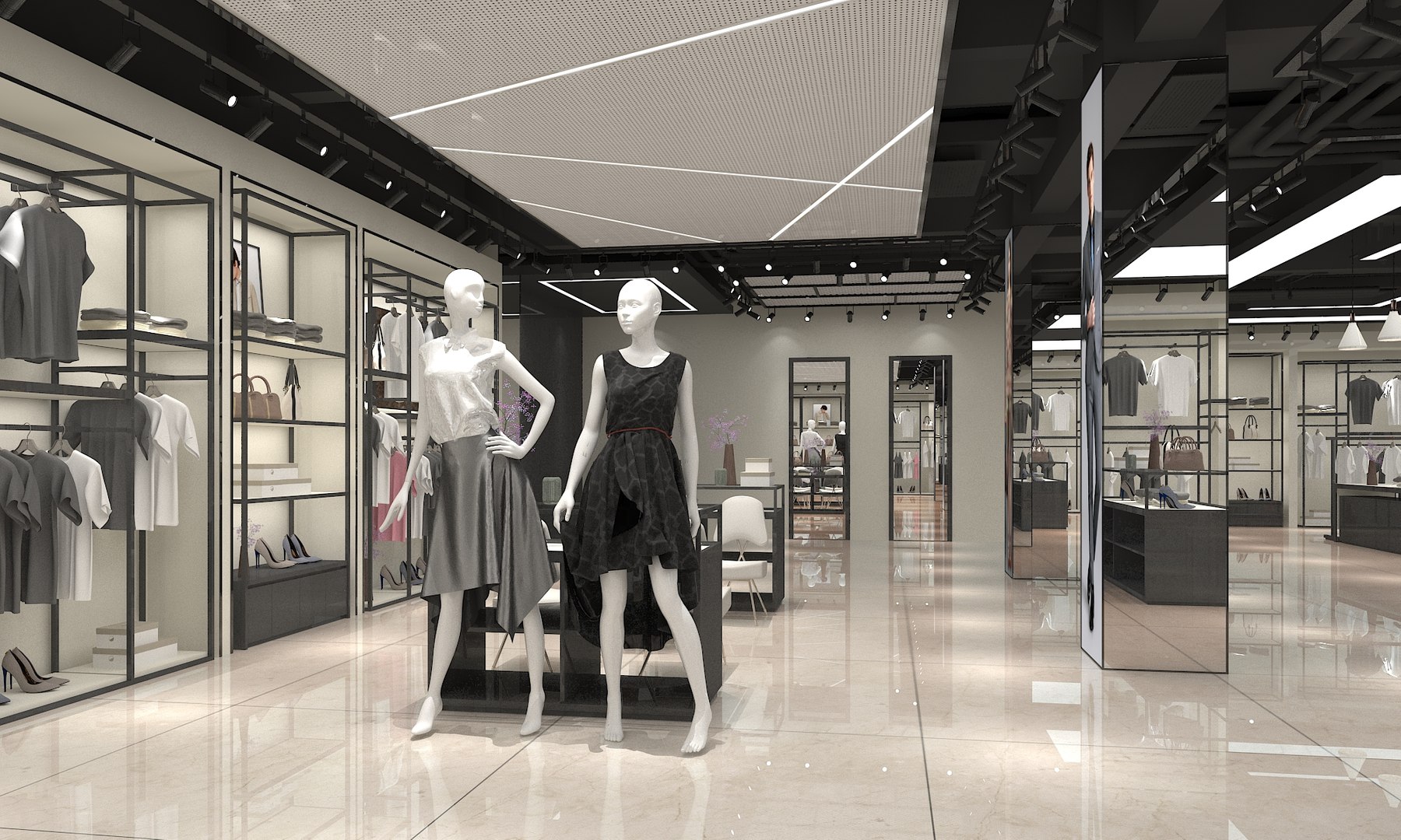 3D Clothing Store Collection 03 Model - TurboSquid 2245398