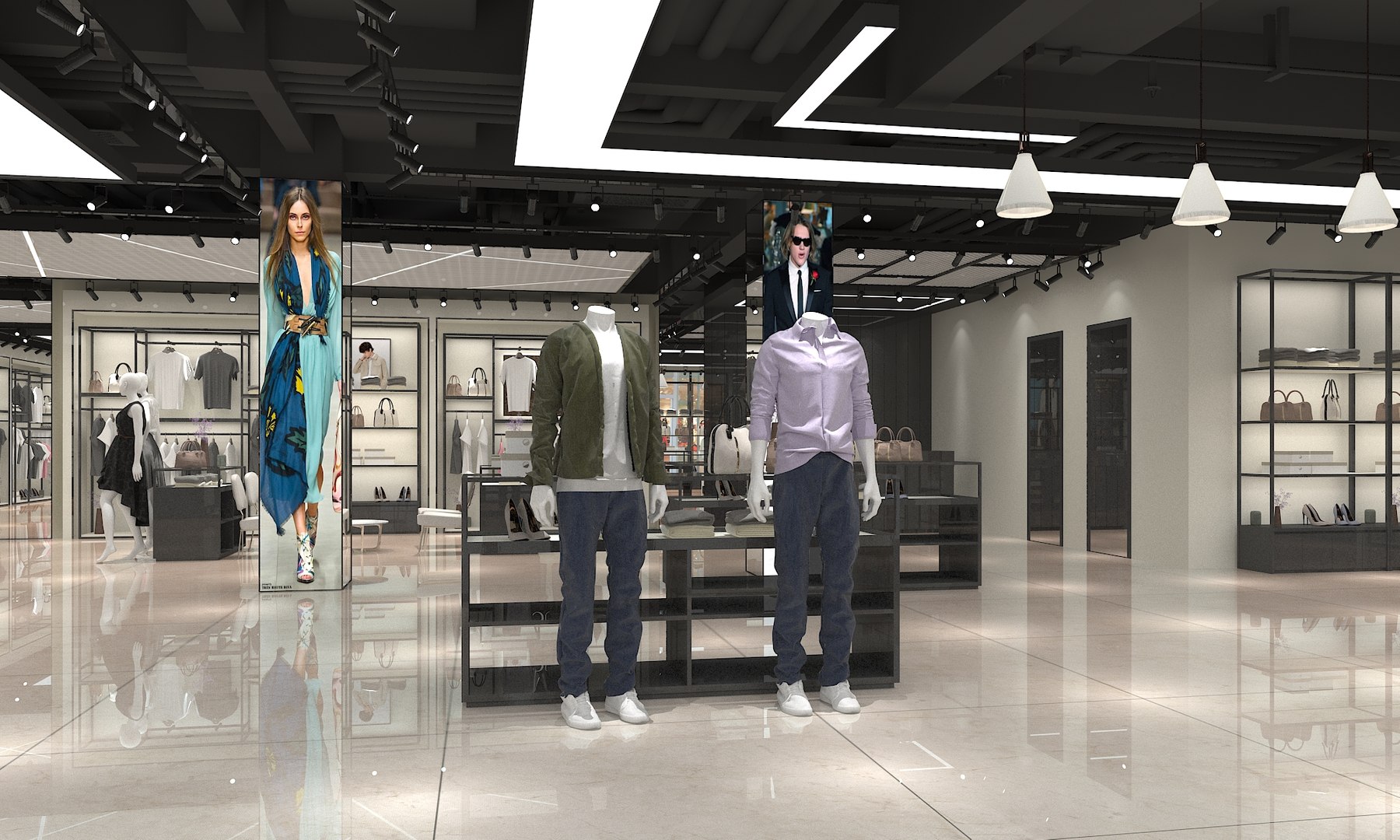 3D Clothing Store Collection 03 Model - TurboSquid 2245398
