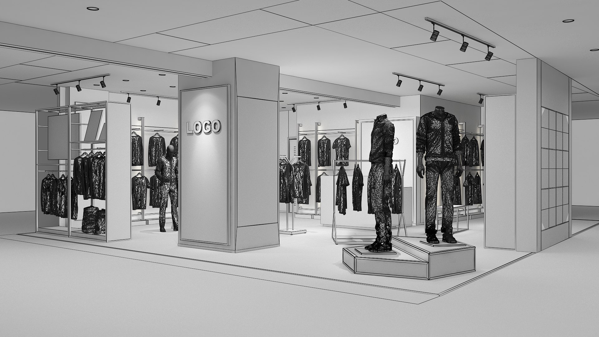 3D Clothing Store Collection 03 Model - TurboSquid 2245398